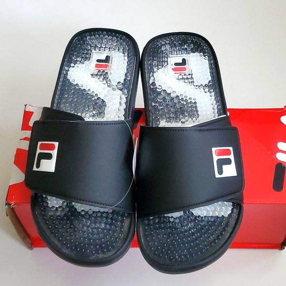 Fila | Shoes | Fila Massaggio Mens Slide Sandals | Poshmark